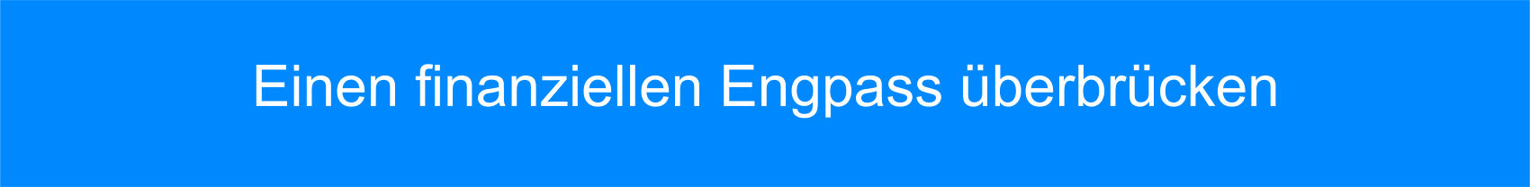 Wie kann man einen finanziellen Engpass überbrücken? - Mein Geld Blog